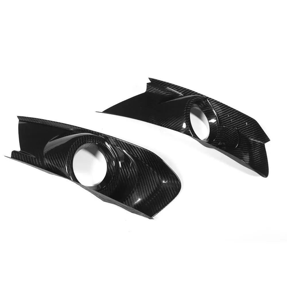 Carbon Fiber Front Bumper Fog Light Bezel Cover - Ford Mustang – The ...