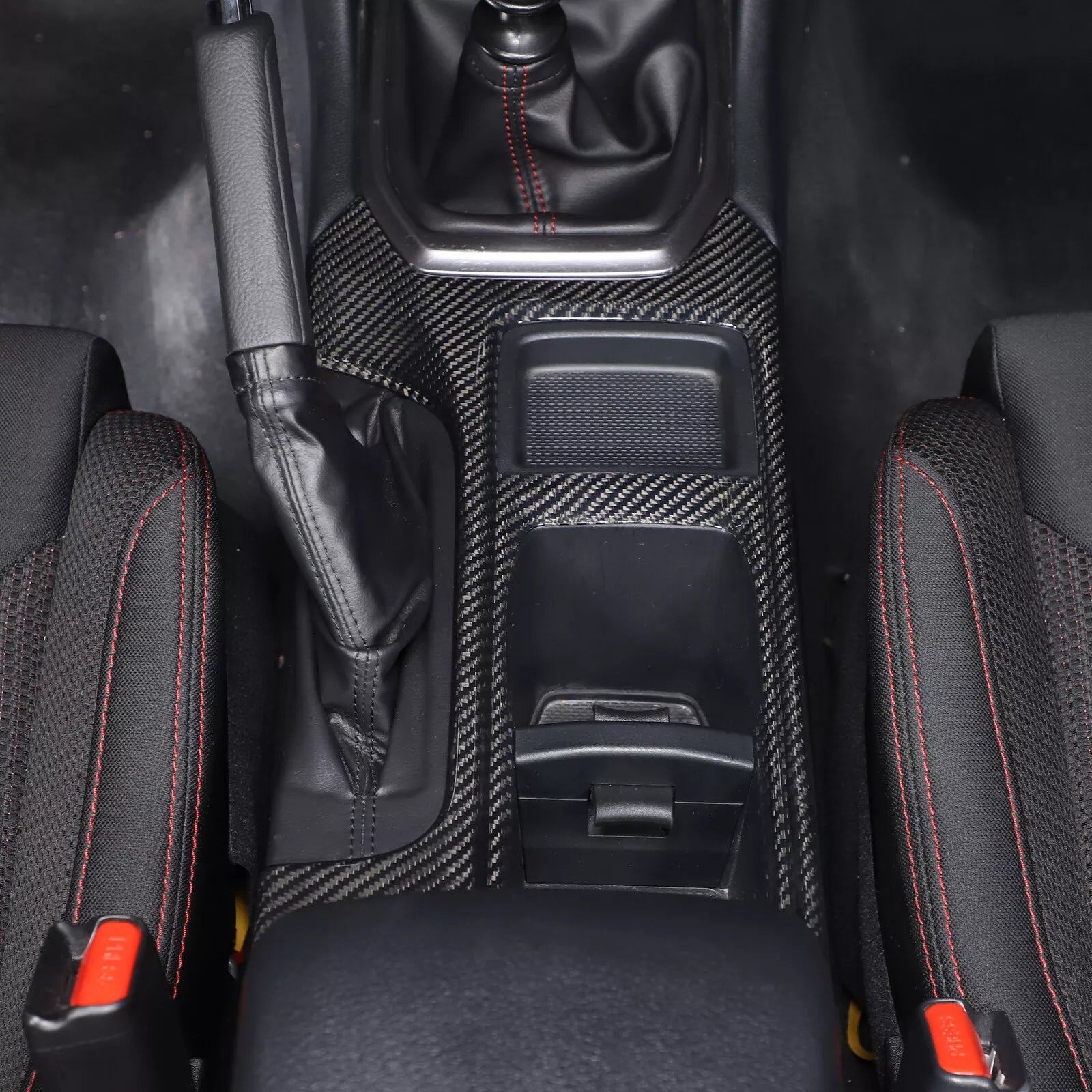 Carbon Fiber Console Gear Shift Panel - Subaru WRX STI VB S4 MT 2022 2