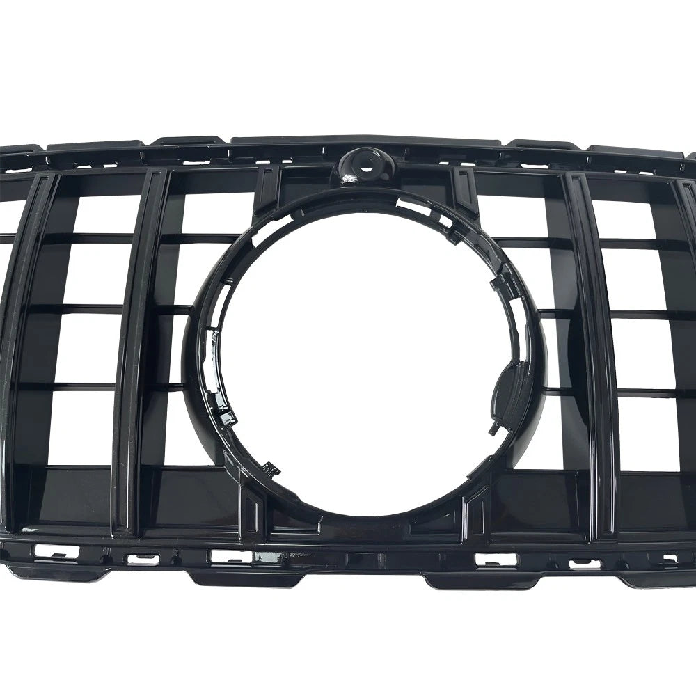 Gloss Black GTR Style Front Grille Replacement - Mercedes Benz C-Class