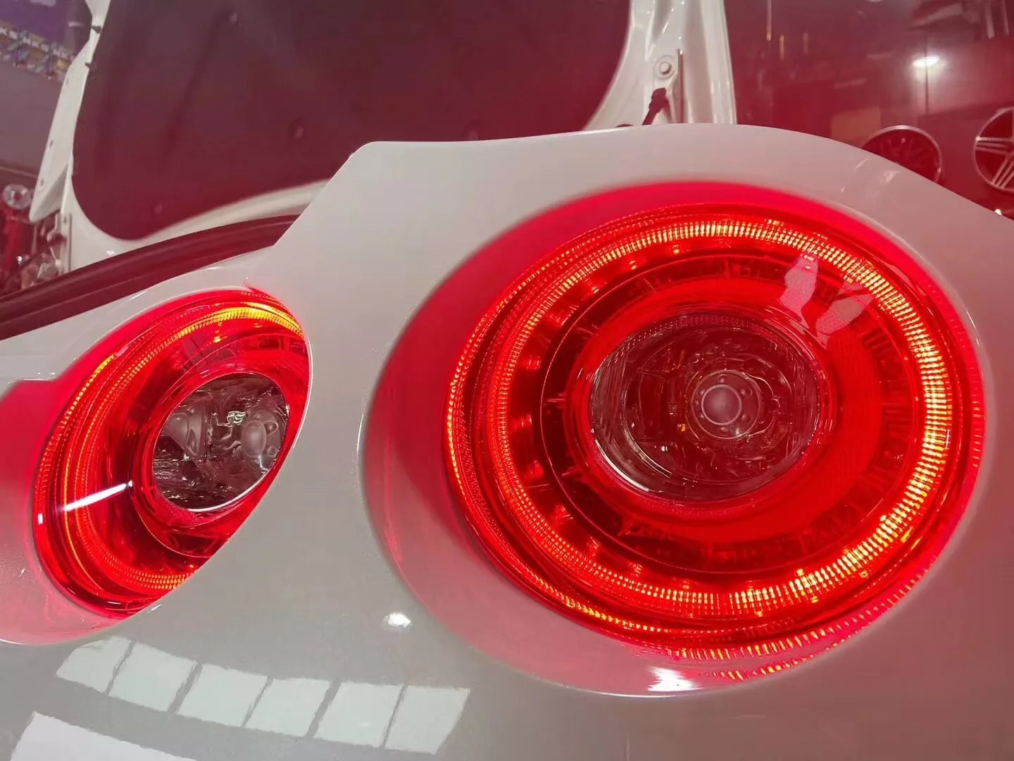 2017+ Style LED Tail Lights Sequential Red Rear Brake Lamp - Nissan GT