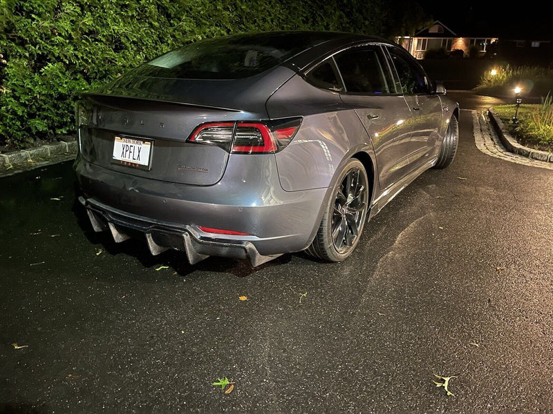 Carbon Fiber Rear Diffuser - Tesla Model 3 – The Carbon Industries