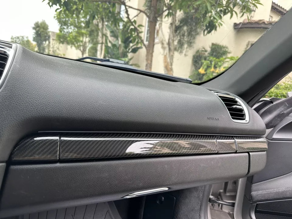 Carbon Fiber Interior Cover Trim Kit Porsche 911 718 981 Boxster Cayman