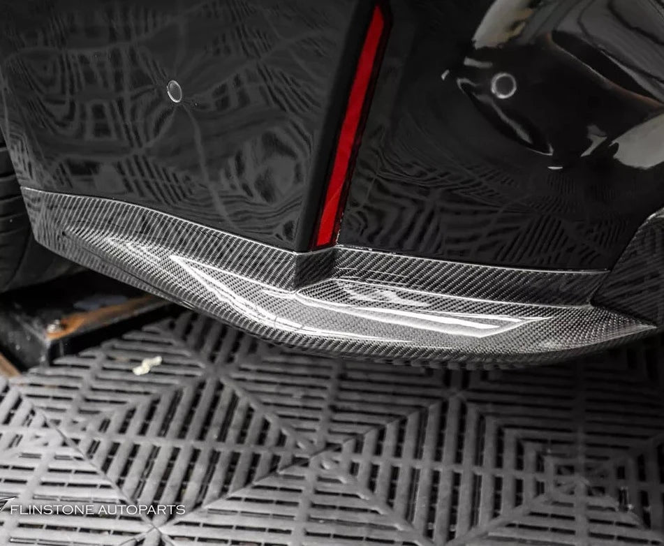 OEM Style Carbon Fiber Rear Canard - BMW G80 M3