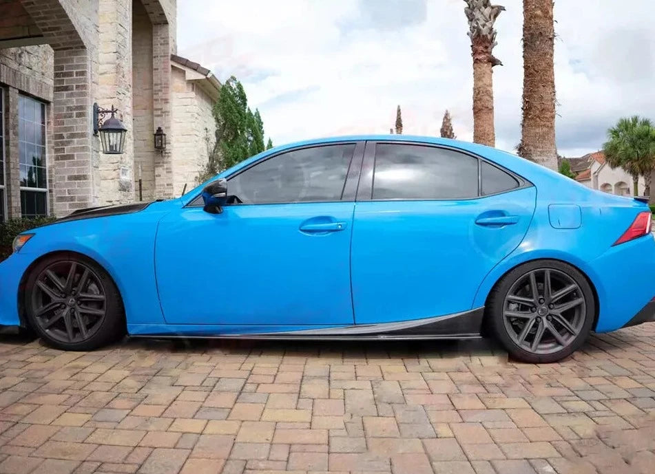 Carbon Fiber Side Skirts - Lexus IS250 IS350 F Sport