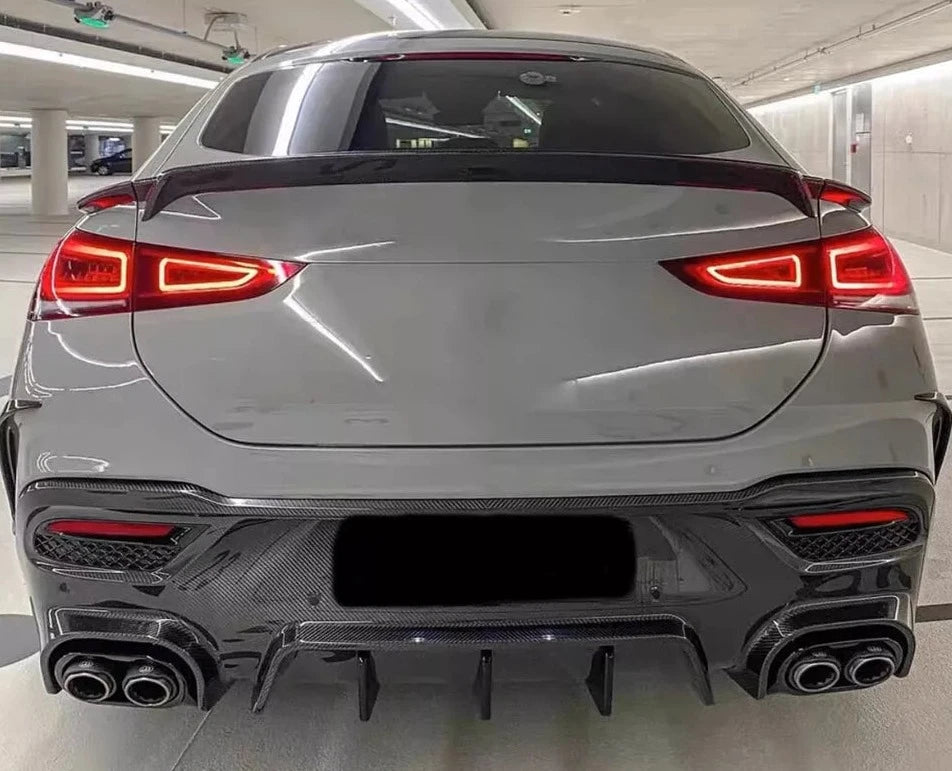 Carbon Rear Bumper Diffuser w/ Exhaust tips - Mercedes Benz W167 GLE35
