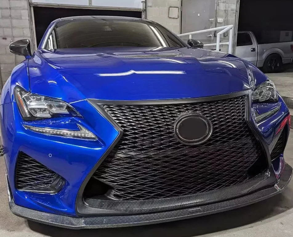 Carbon Fiber Front Bumper Lip - Lexus RC F Coupe