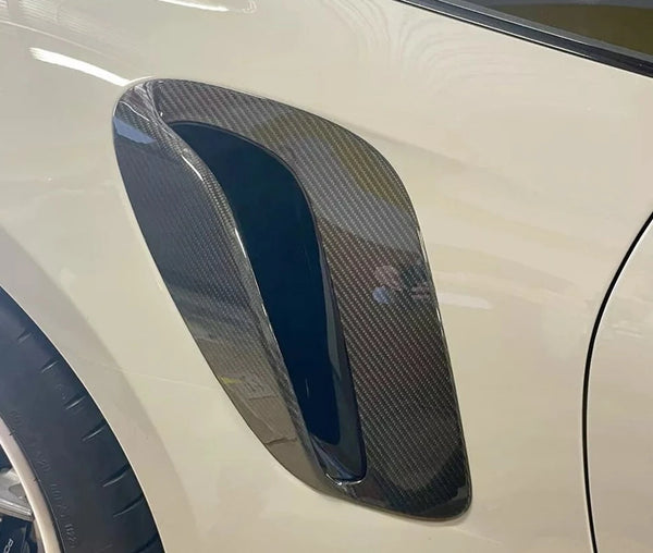 Dry Carbon Fiber Side Fender Vent Air Intake Cover - Porsche 911 992.1 ...
