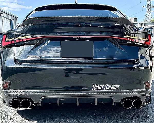 Carbon Fiber Rear Diffuser - Lexus IS250 IS300 IS350 – The Carbon ...