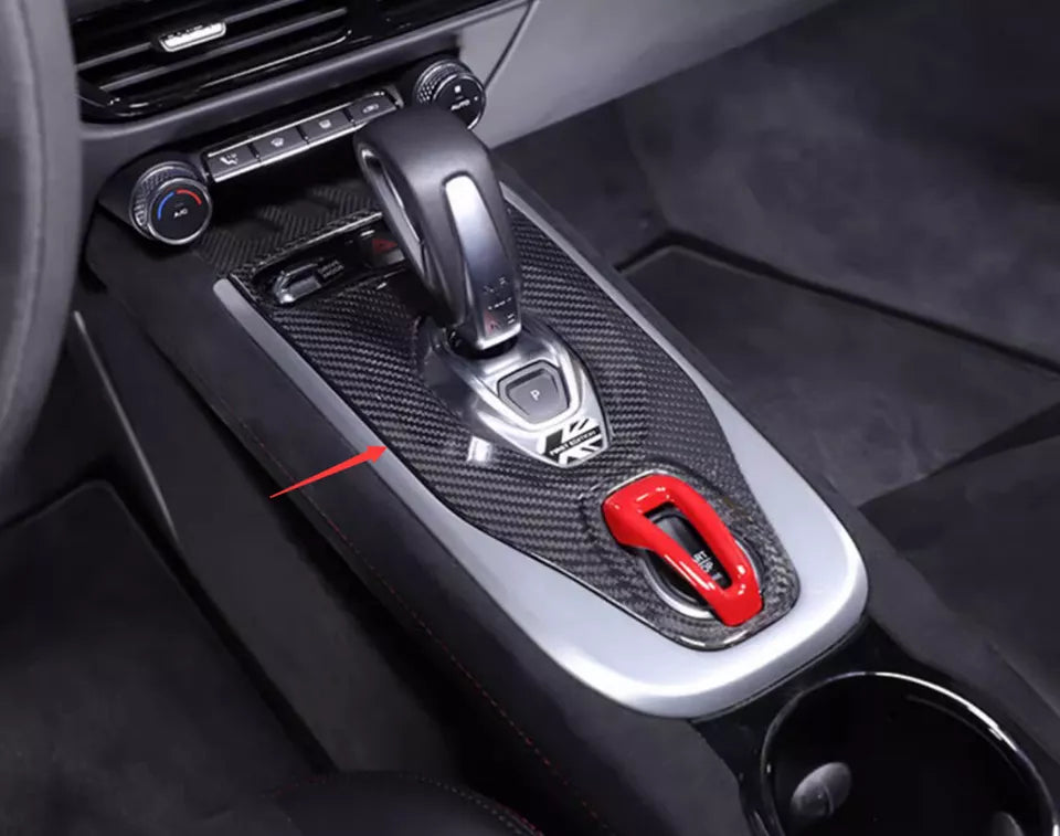 Carbon Fiber Interior Gear Shift Frame Cover Trim - Lotus EMIRA 2021-2