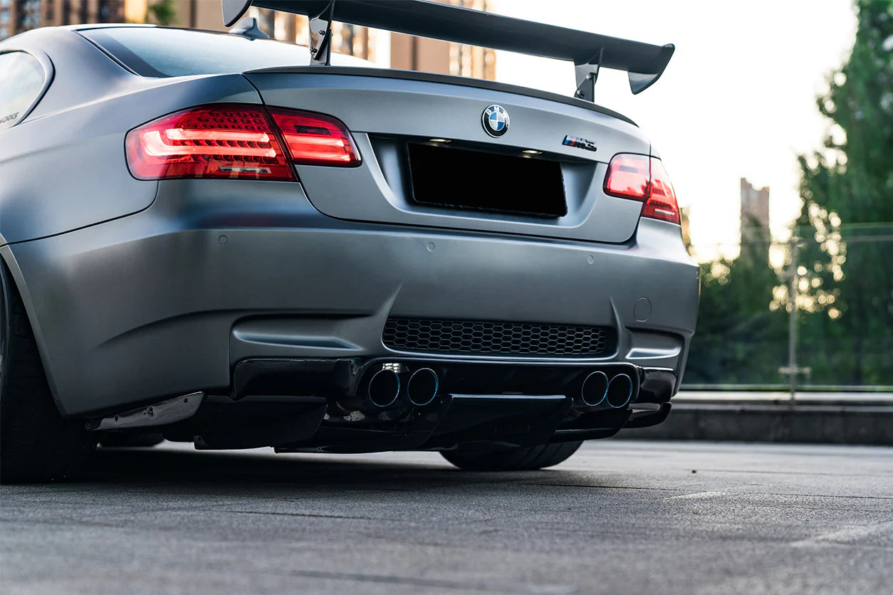 Carbon Fiber Varis Style Rear Undertray Diffuser - BMW 3 Series E92 E9